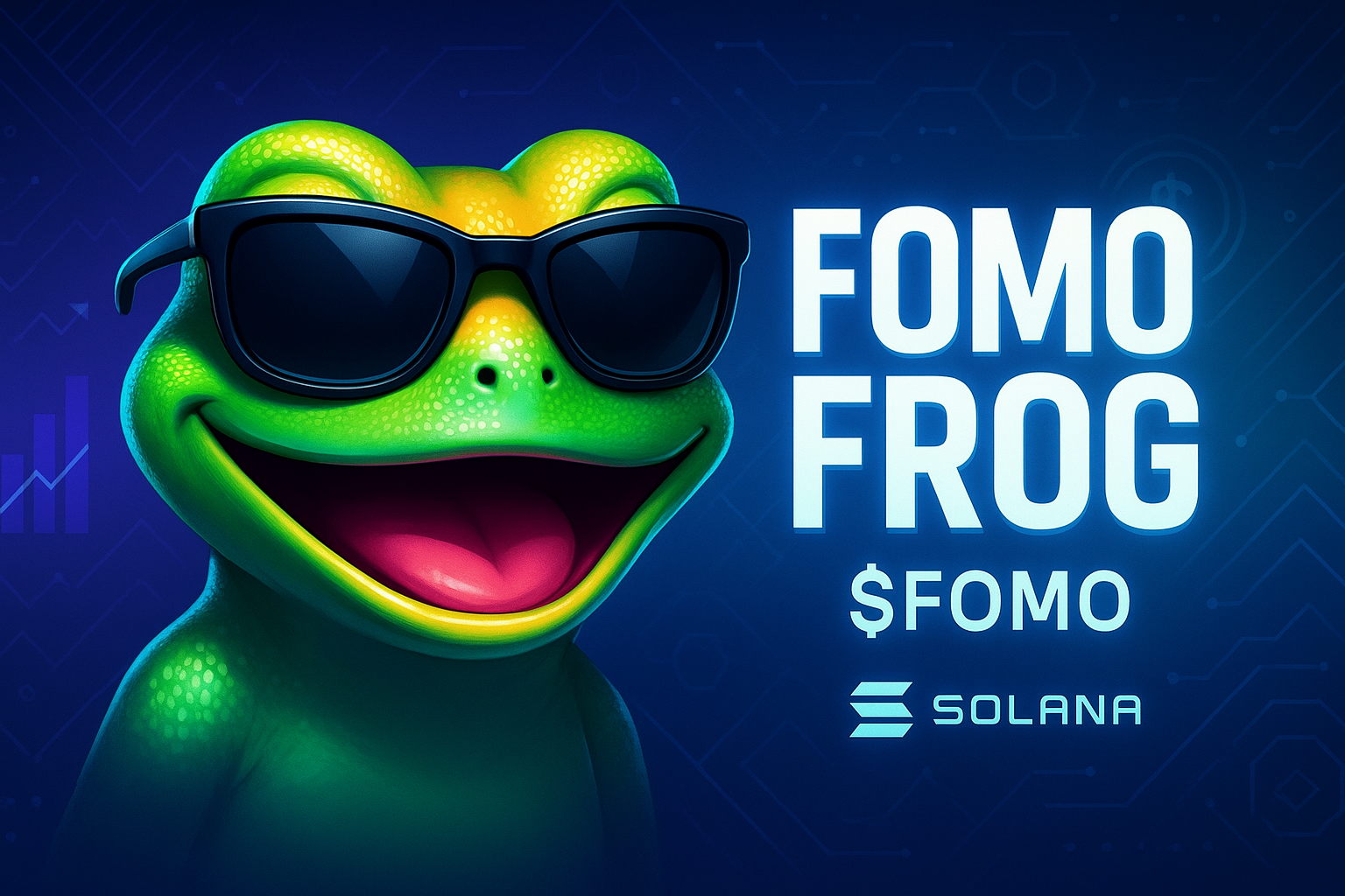 FomoFrog - Premium Solana Meme Coin | $FOMO Token Live Trading Dashboard